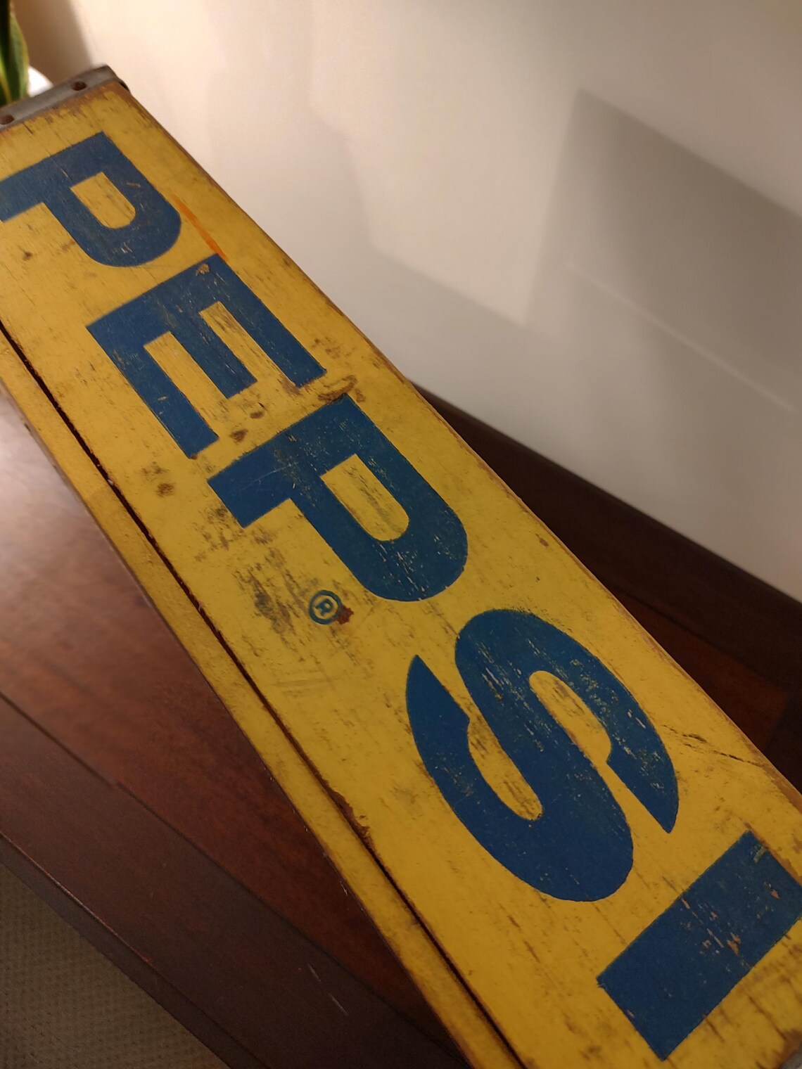 Antique Pepsi Crate Vintage Wooden Crate Retro Pepsi Vintage ...