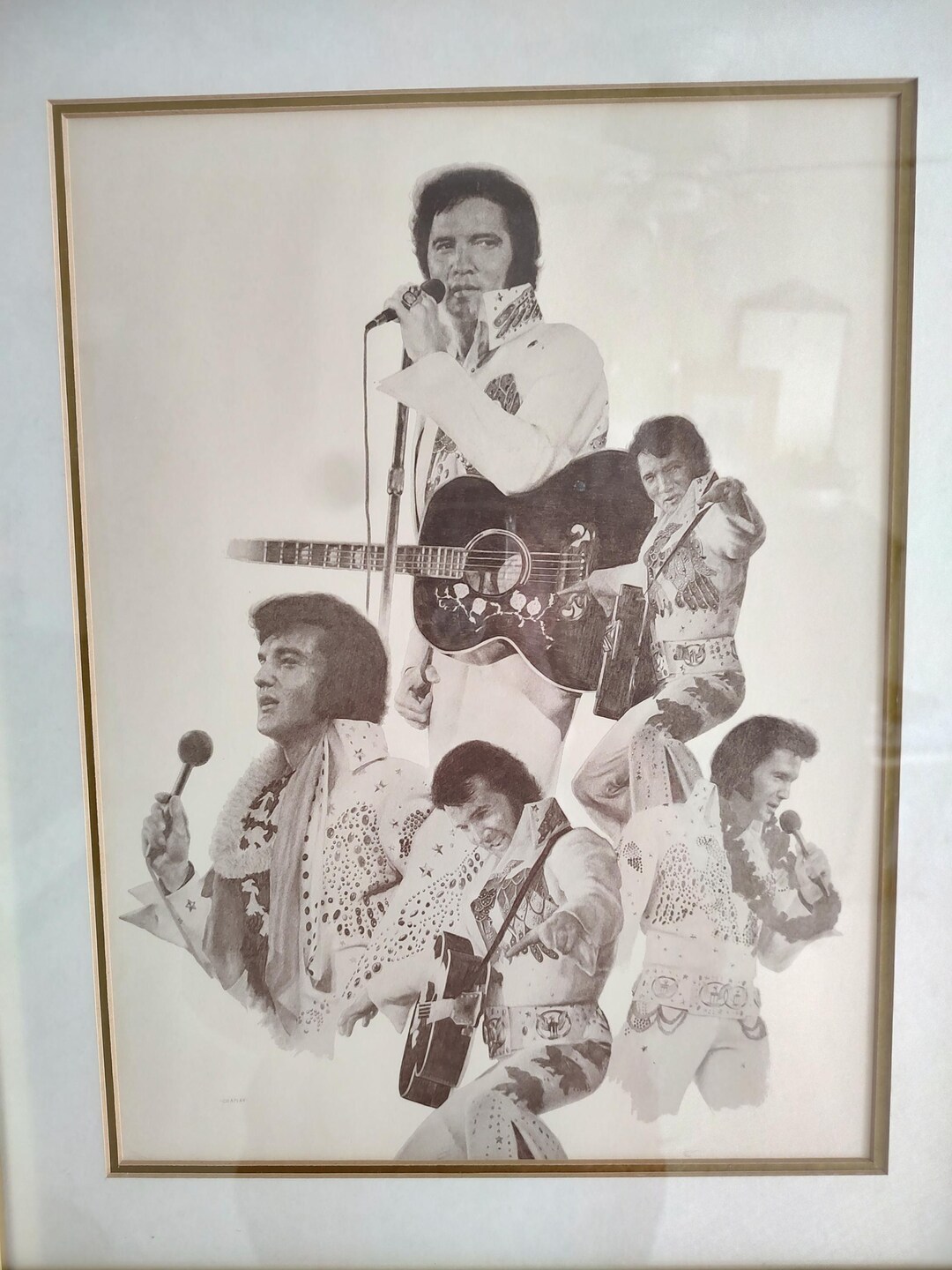Vintage Elvis Print ~ Vintage Chaplan Print ~ Elvis Presley - Etsy