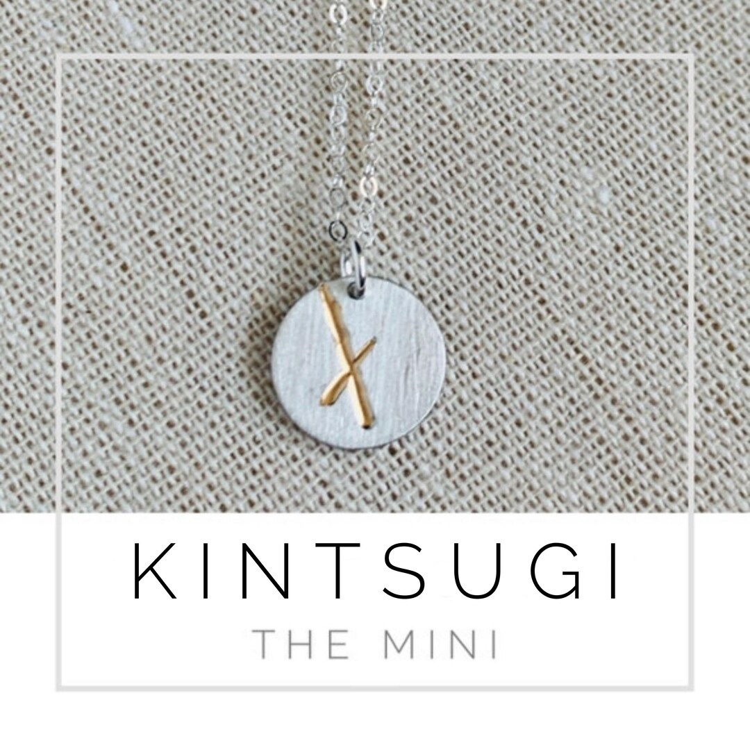 Mini Kintsugi Necklace- Beautifully Broken Necklace for Women, Gift for ...