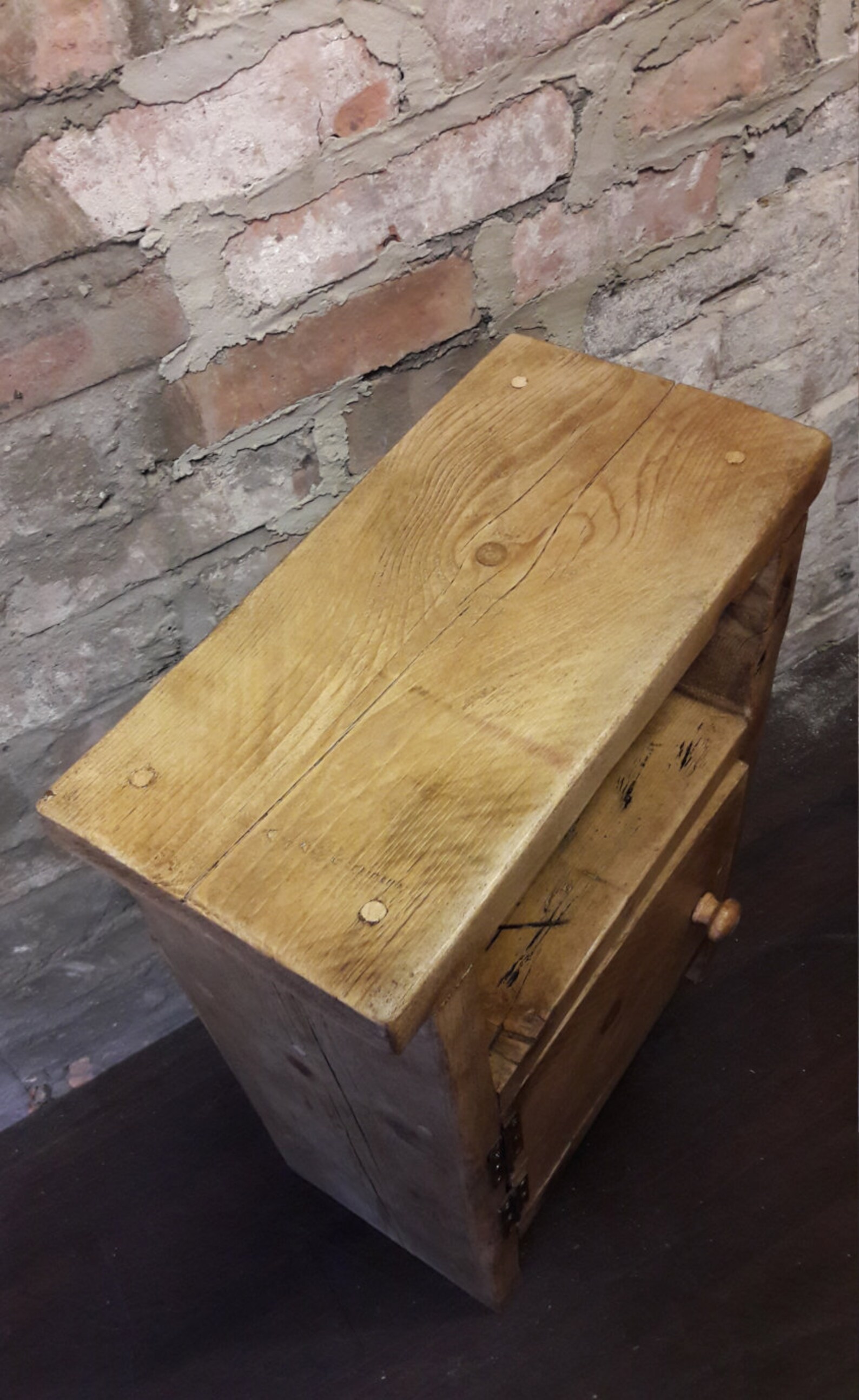 Handmade Wood Bedside Table Side Table Nightstand Rustic - Etsy