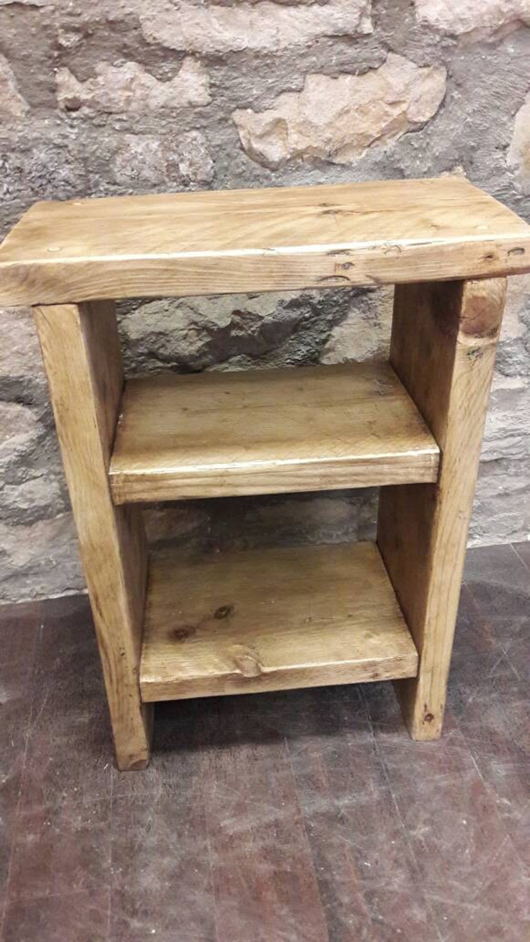 Handmade Bedside Table Side Table Nightstand Rustic Reclaimed Wood ...