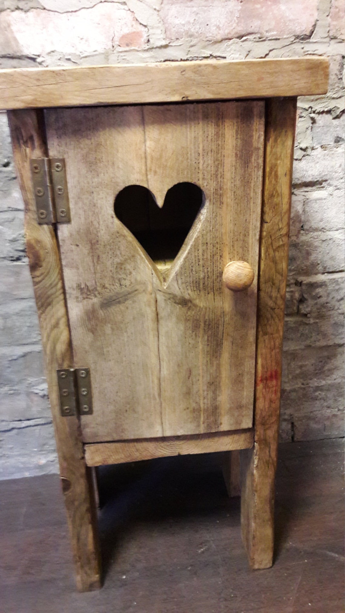 Handmade Bedside Table Side Table Nightstand Reclaimed Wood - Etsy UK