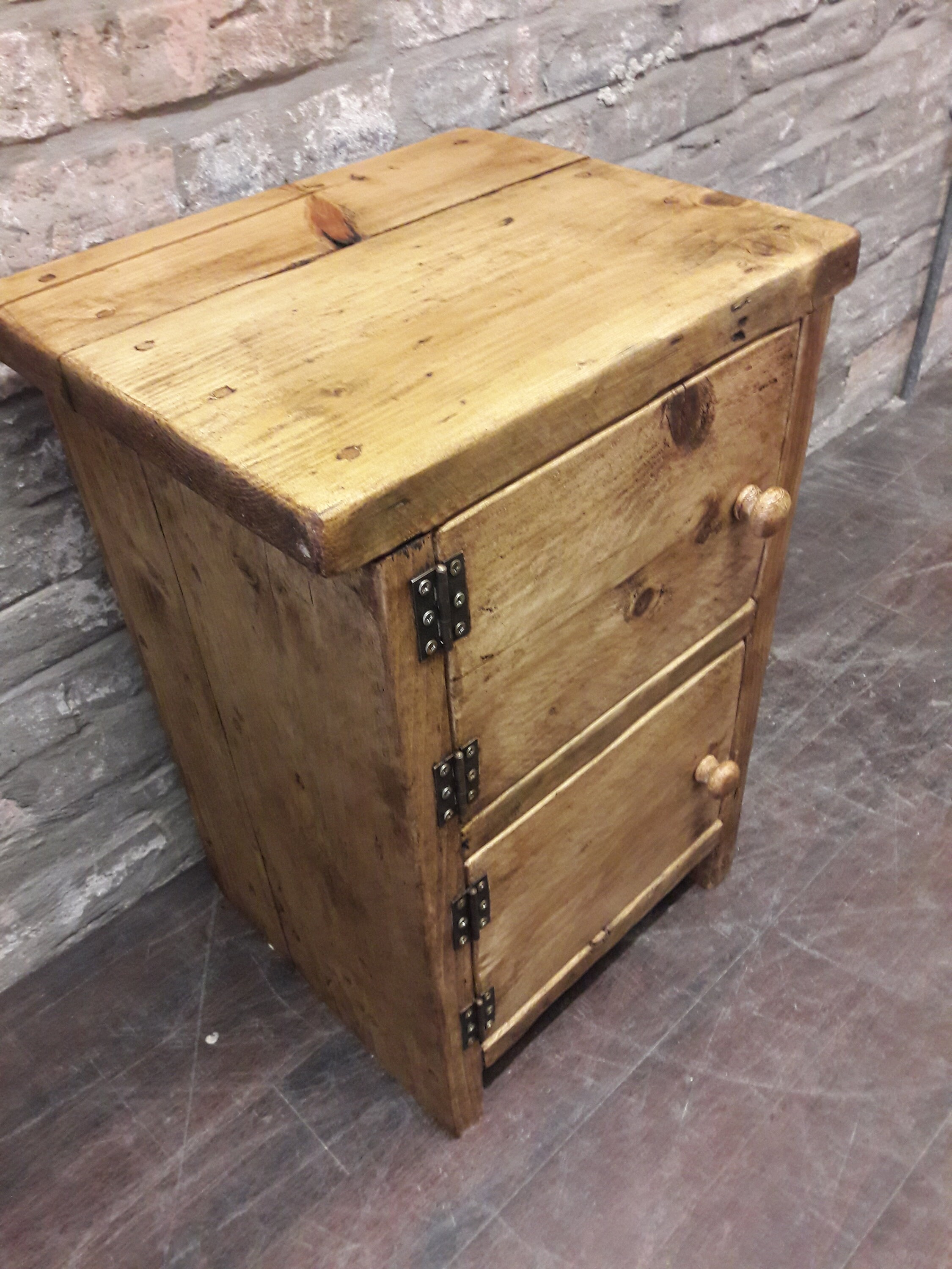 Handmade Bedside Table Side Table Cupboard Reclaimed Wood - Etsy UK
