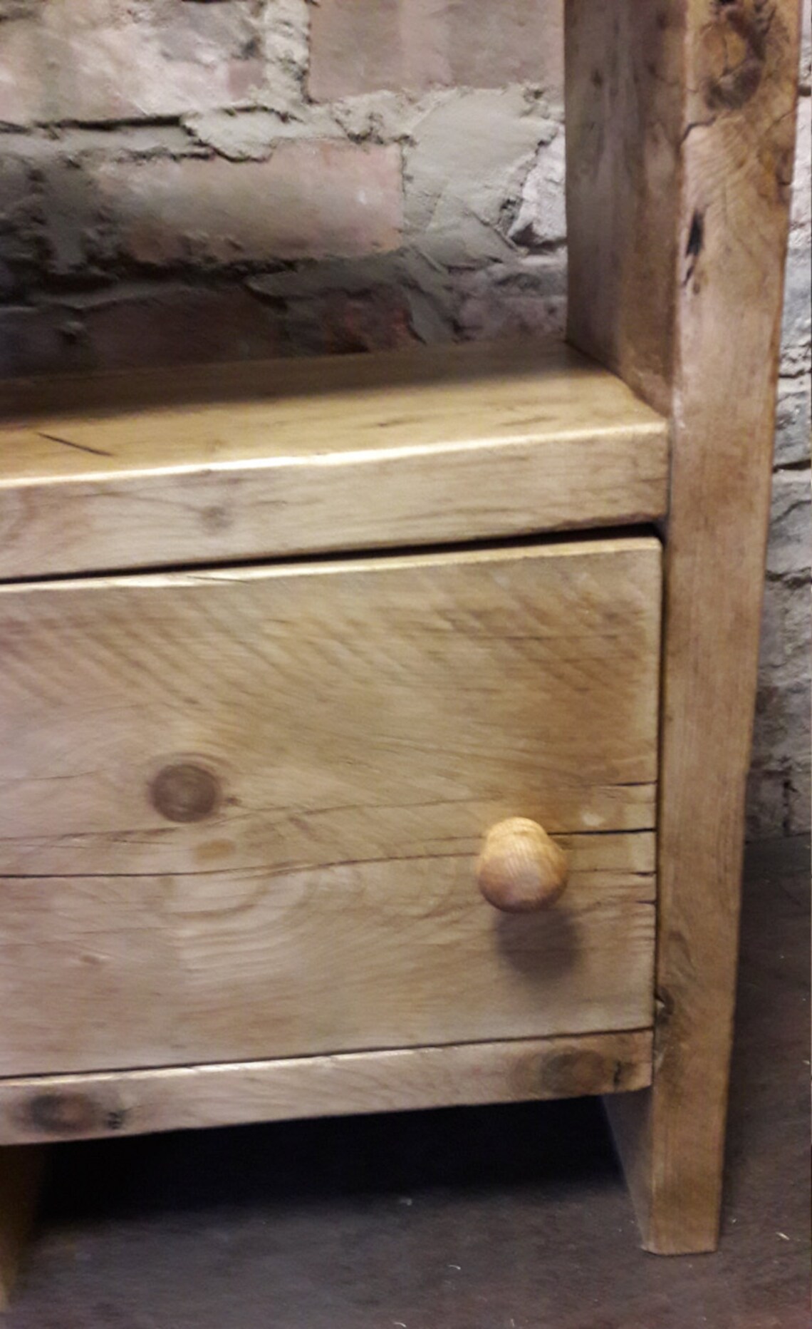 Handmade Wood Bedside Table Side Table Nightstand Rustic - Etsy UK