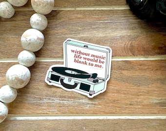 Holographic Vinyl Record Sticker 3x3 In - Etsy