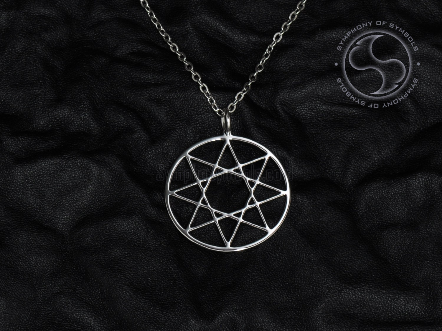 Octagram Symbol Pendant Stainless Steel Jewelry Eight-Pointed | Etsy