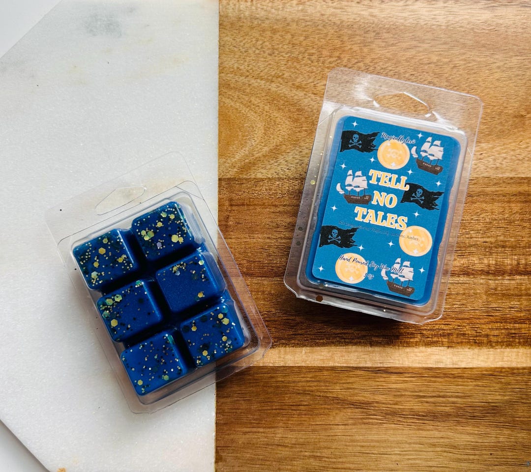 Tell No Tales Clamshell Wax Melt Soy Wax Melt Non Toxic Hand Poured Wax ...