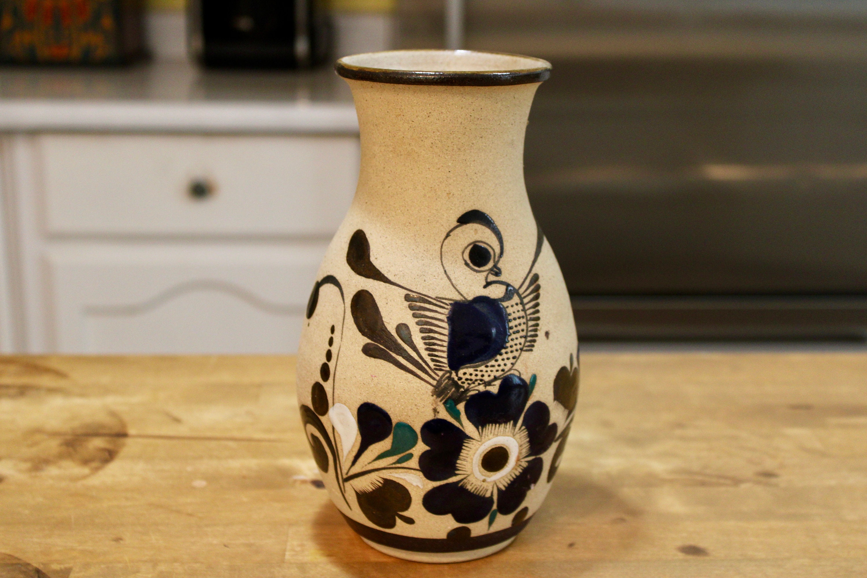Kitchen & Dining Drinkware Large Tonala Vase; Starbucks Deruta Italy ...