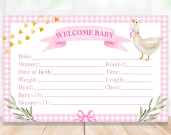 Hospital Name Sign, NICU Card Name, Name Announcement, Hospital Crib ...