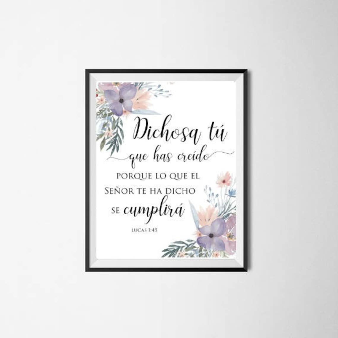 Spanish Bible Verse Print Printable Wall Art Bible Verse - Etsy