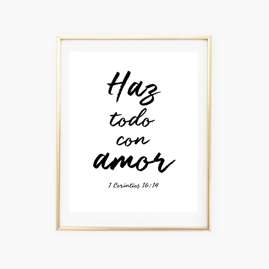 Spanish Bible Verse, Spanish Prints, Bible Printables, Spanish ...