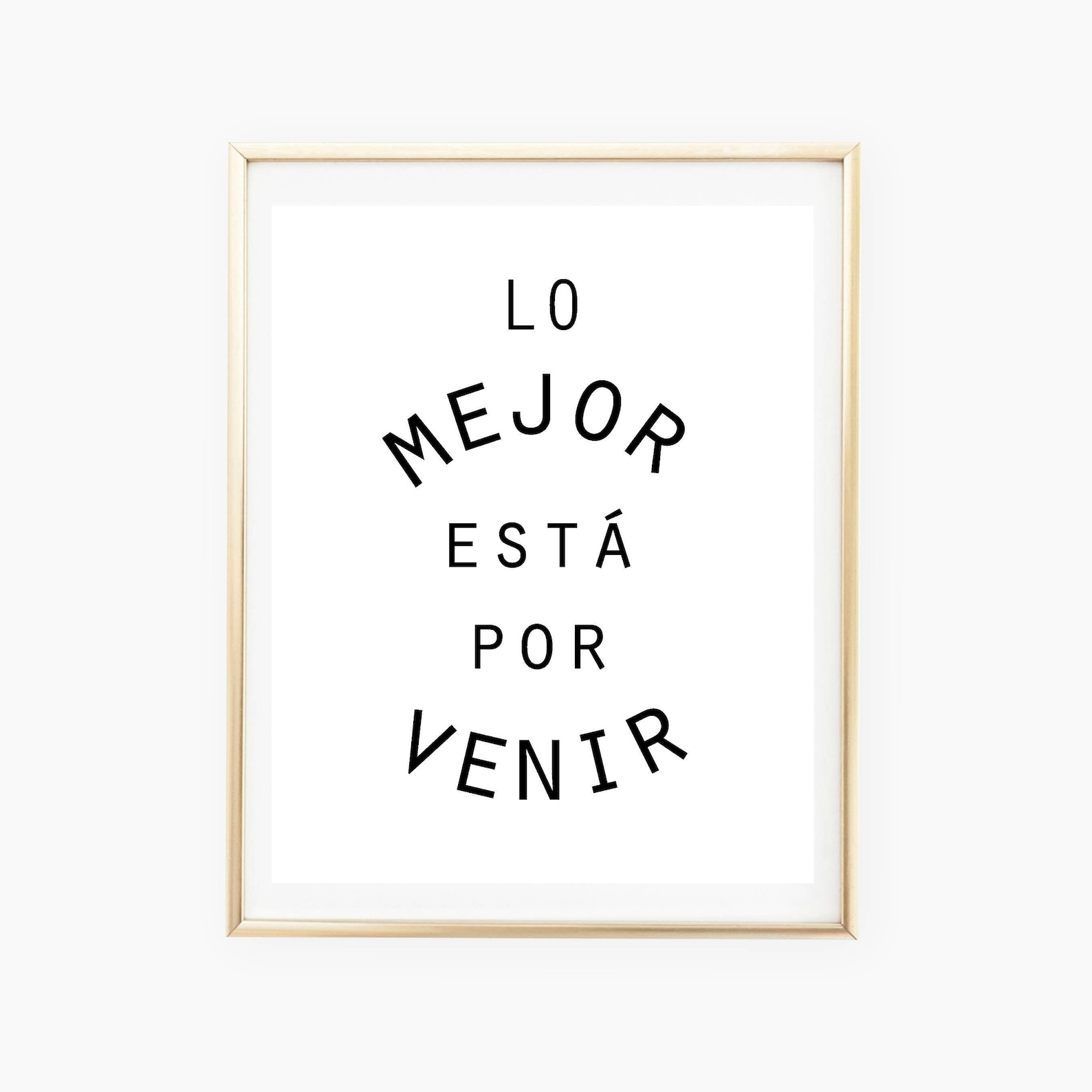 Spanish Quote Print, Spanish Wall Art Sign, Digital Art Quote ...
