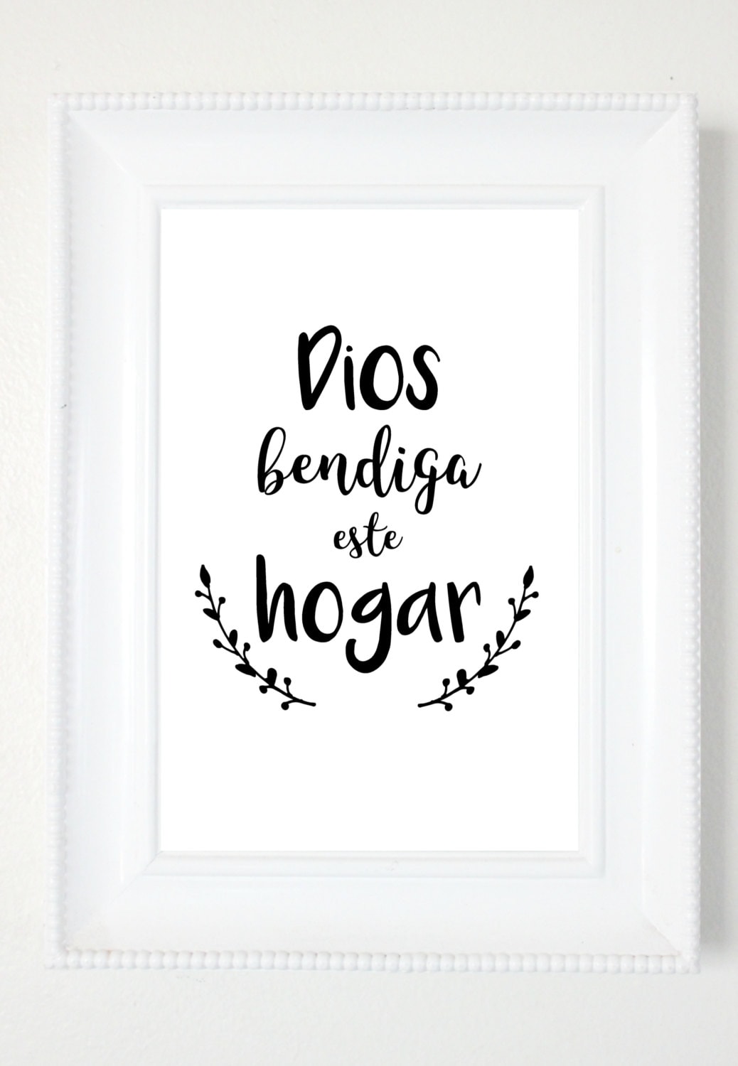 Spanish Home Blessing Print: God Bless This Home Art (digital Download ...