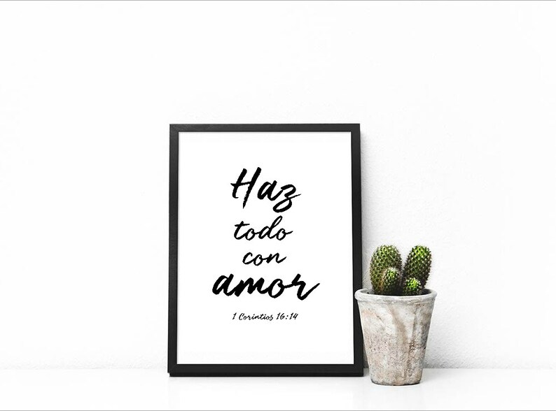 Spanish Bible Verse, Spanish Prints, Bible Printables, Spanish ...