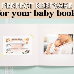 Hospital Crib Card, Baby Birth Stats, Baby Boy Name Card, NICU Name ...