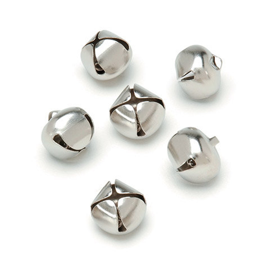Silver Jingle Bells - Shiny - 3/4 Inch - 30 Pieces, Craft Bells - Etsy