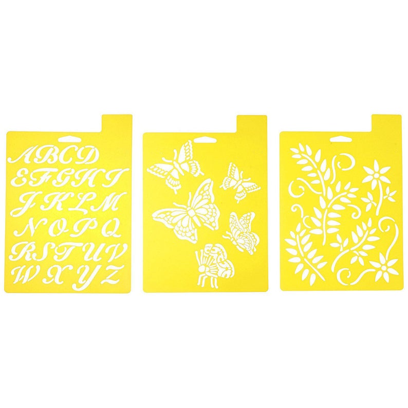 Spring Garden Theme Stencils Flower Stencil Butterfly - Etsy