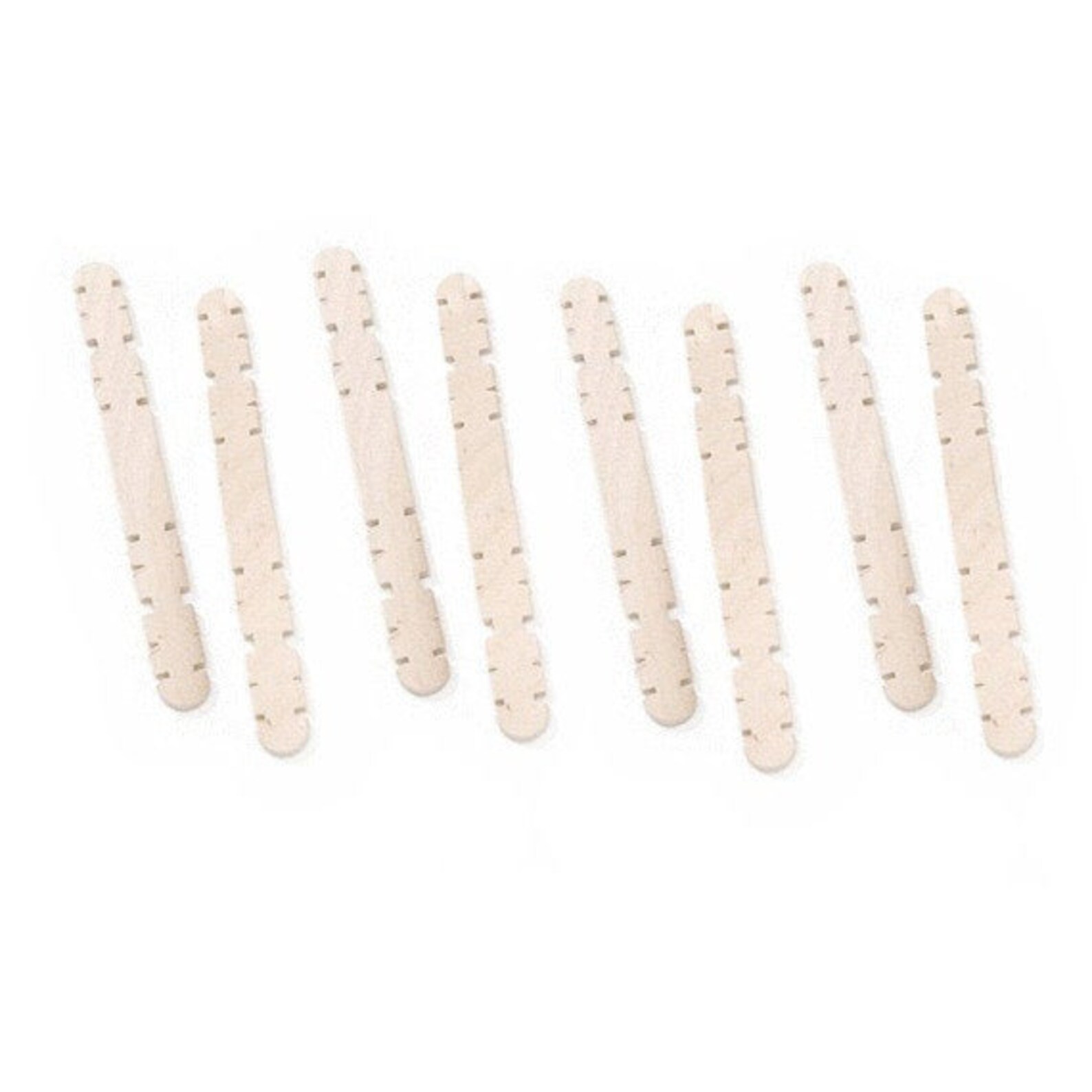 75 Notched Wood Craft Sticks popsicle Sticks 4.5x - Etsy
