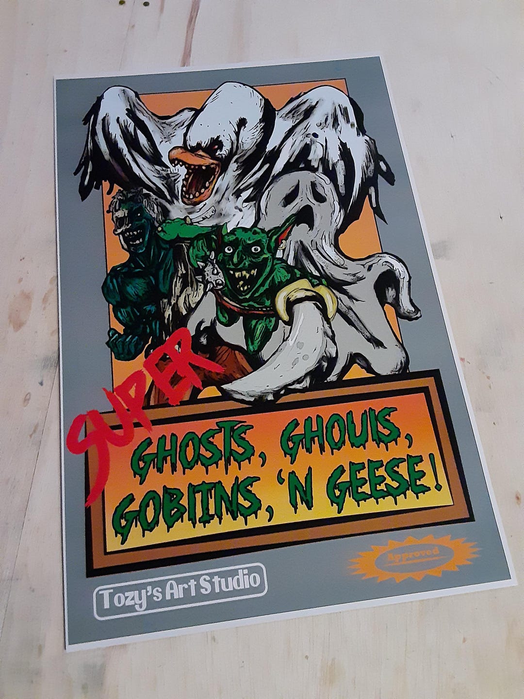 Super Ghosts, Ghouls, Goblins, Geese - Etsy