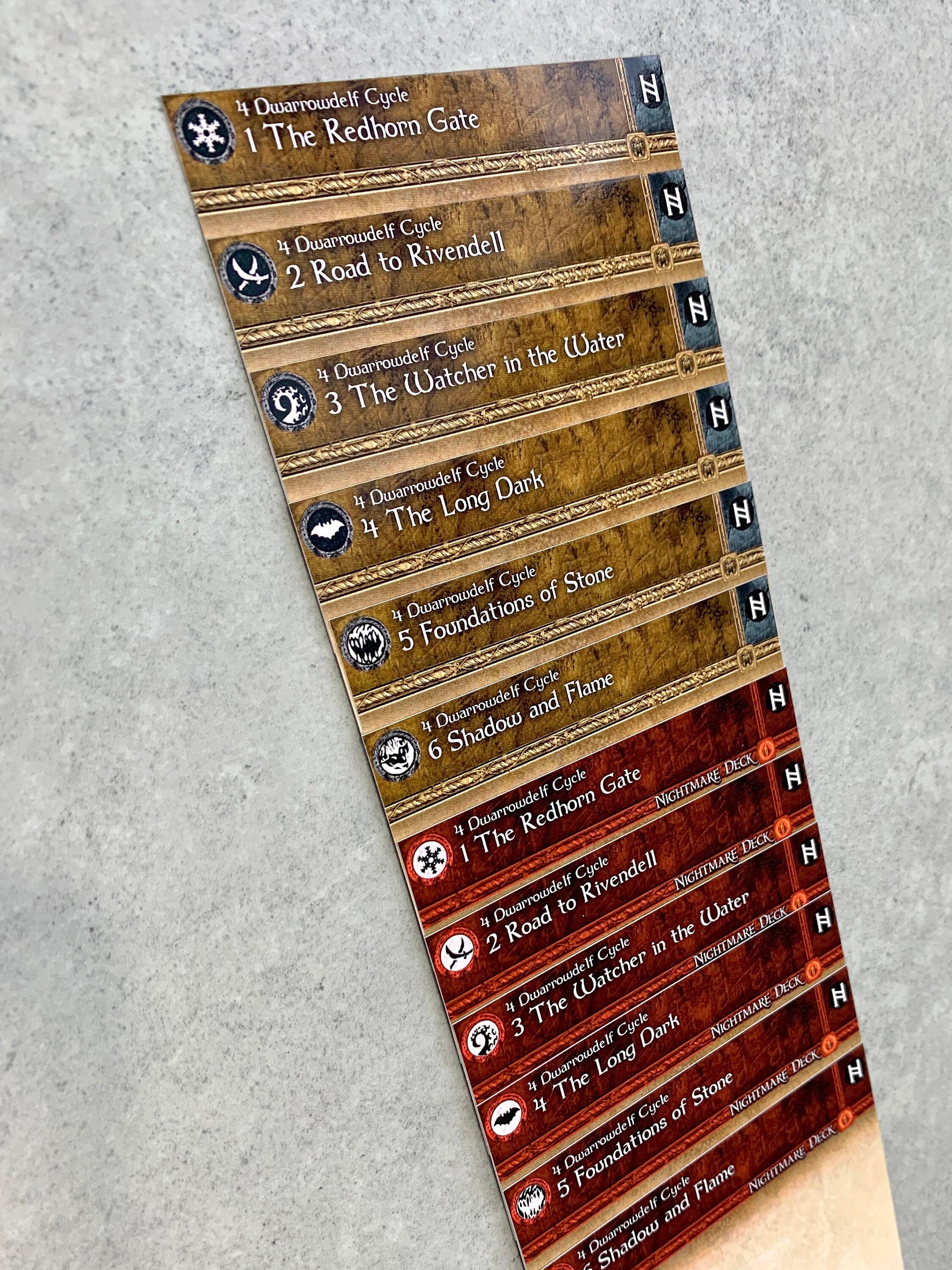 Lord of the Rings: the Card Game LCG Deck Box Dividers - Etsy