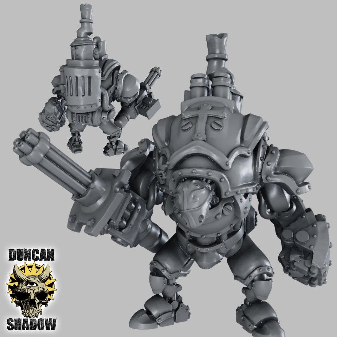 Holy Golem With Chain Gun for Dungeons & Dragons | Board Rpgs I War ...