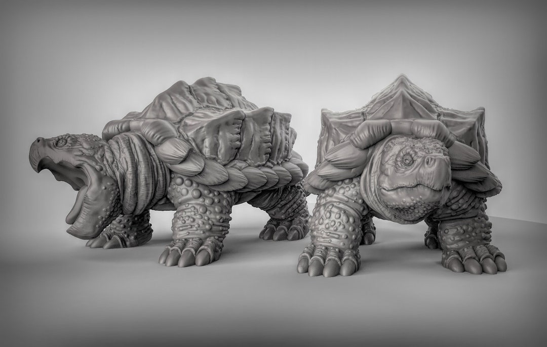 Giant Snapping Turtles Resin Miniatures | Dnd, RPG Tabletop Gaming - Etsy