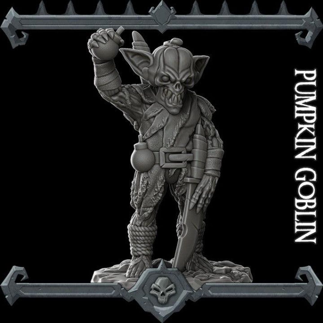 PUMPKIN GOBLIN - Miniature Model | All Sizes | Dungeons and Dragons ...
