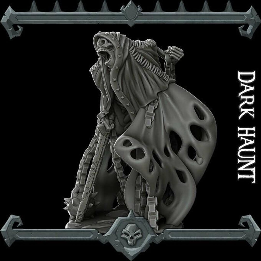 DARK HAUNT undead 3D Miniature Model Dungeons and Dragons Cthulhu ...