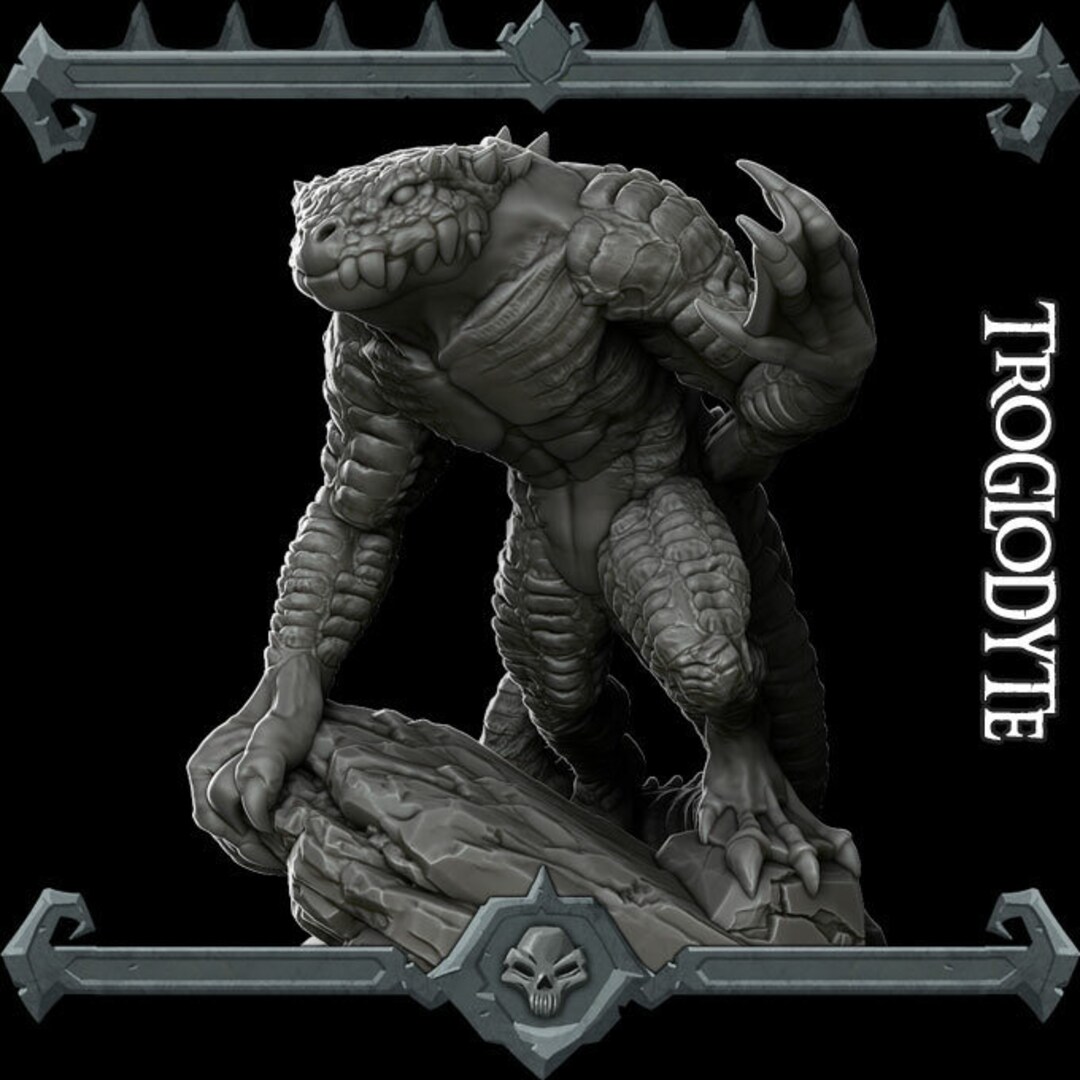 TROGLODYTE- Miniature | All Sizes | Dungeons and Dragons | Pathfinder ...