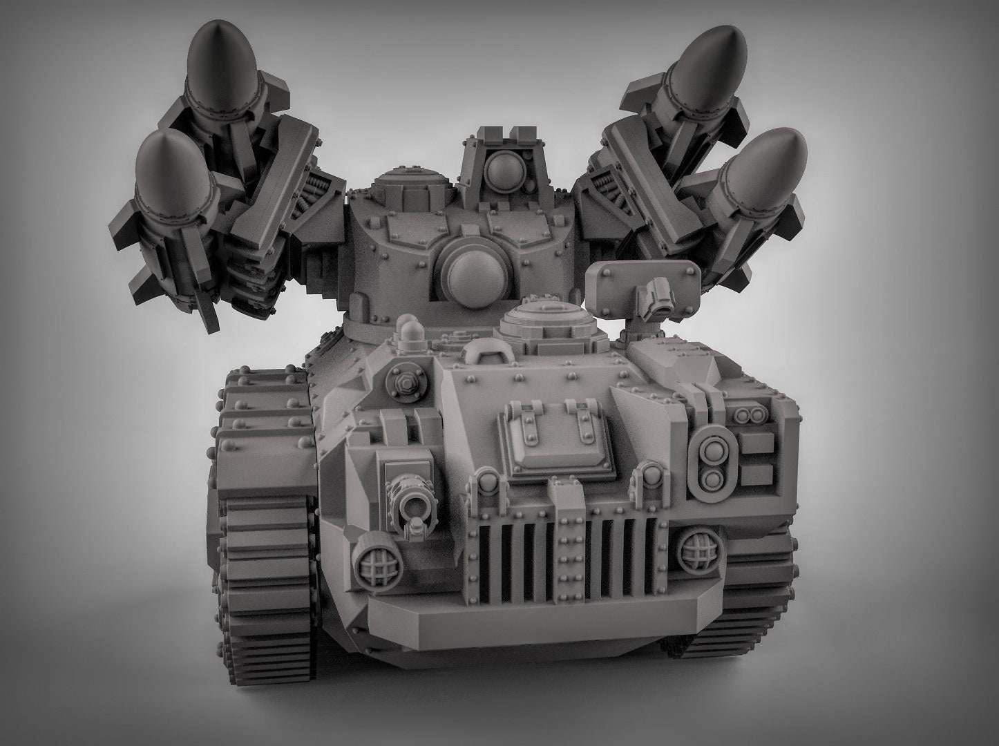 Mobile Rocket Launcher Model Kit - Tank Collection for 28mm Miniature ...