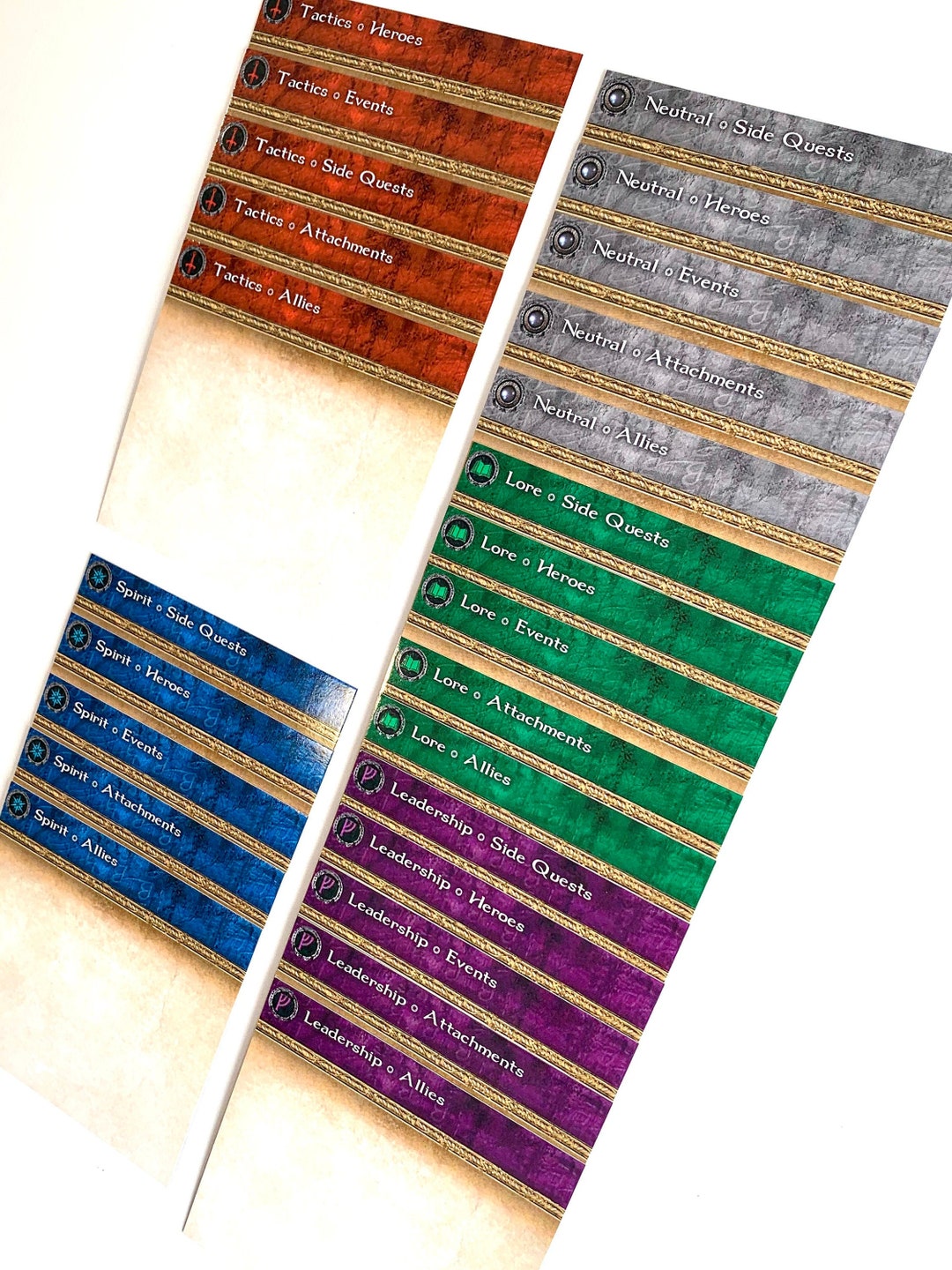 Lord of the Rings: the Card Game LCG Deck Box Dividers - Etsy