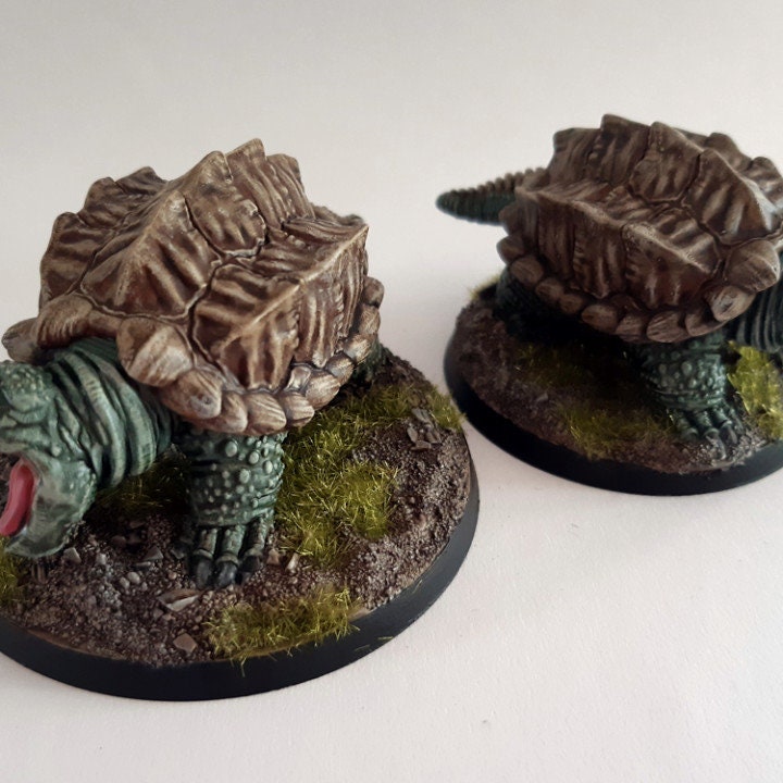 Giant Snapping Turtles Resin Miniature Models for Dnd Tabletop Gaming I ...