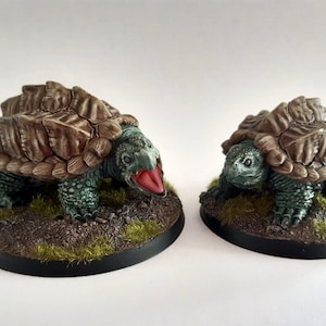 Giant Snapping Turtles Resin Miniature Models for Dnd Tabletop Gaming I ...