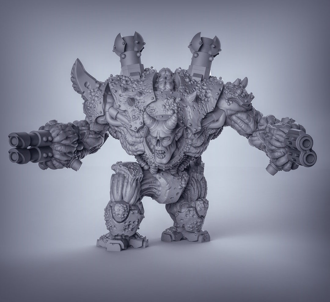 Chaos Dreadnought Model Kit Close Combat and Ranged Resin Miniature for ...