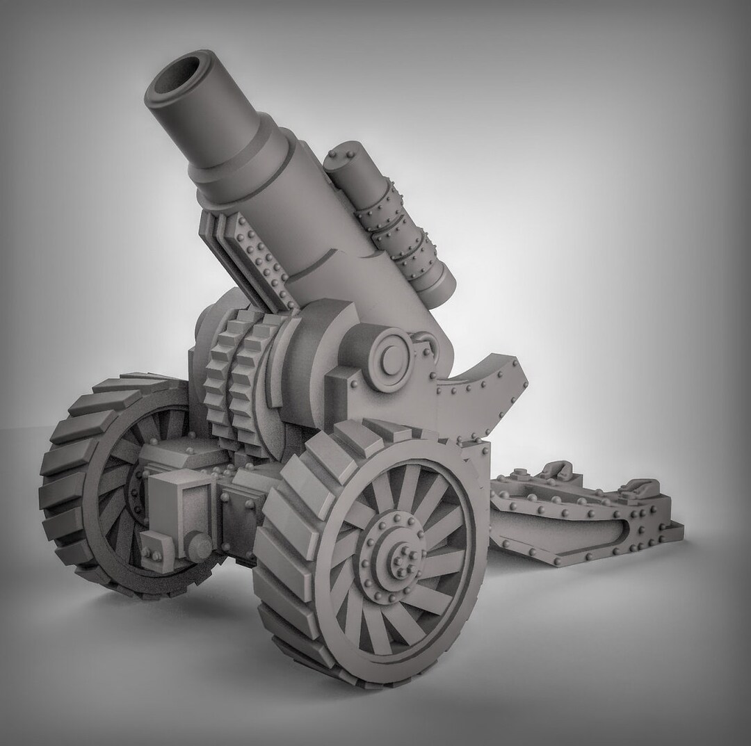 Heavy Mortar Model Kit - Tank Collection for 28mm Miniature Wargames ...