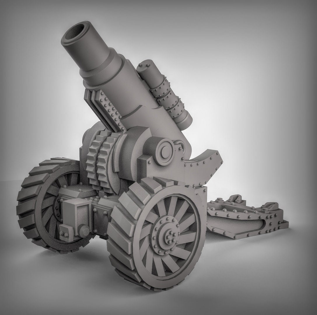 Heavy Mortar Model Kit - Tank Collection for 28mm Miniature Wargames ...