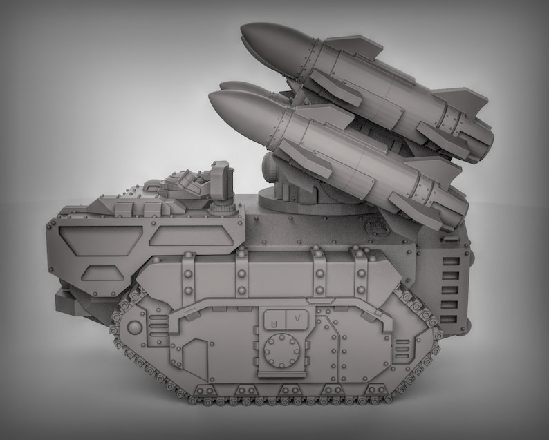 Mobile Rocket Launcher Model Kit - Tank Collection for 28mm Miniature ...