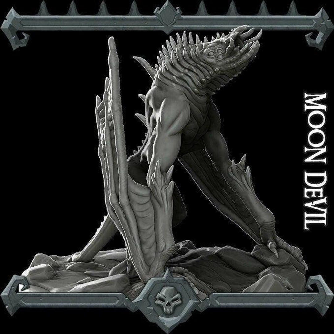 MOON DEVIL - Miniature Model | All Sizes | Dungeons and Dragons ...