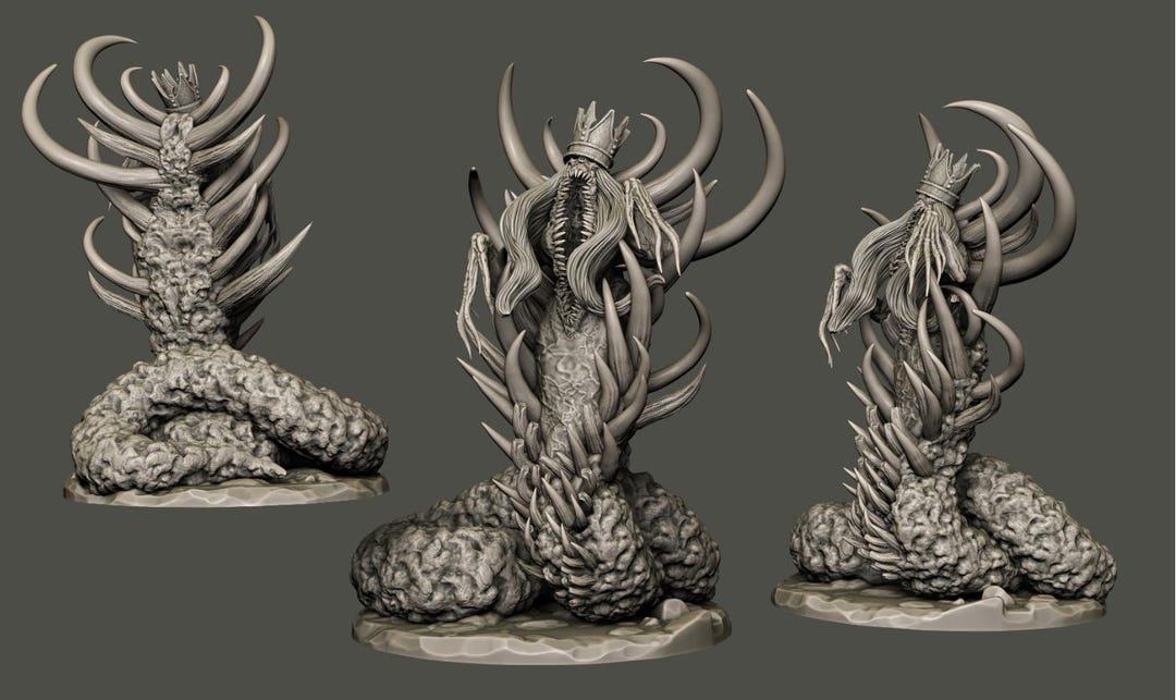 LEECH QUEEN - RPG Darkheim Collection | Dungeons and Dragons Models ...