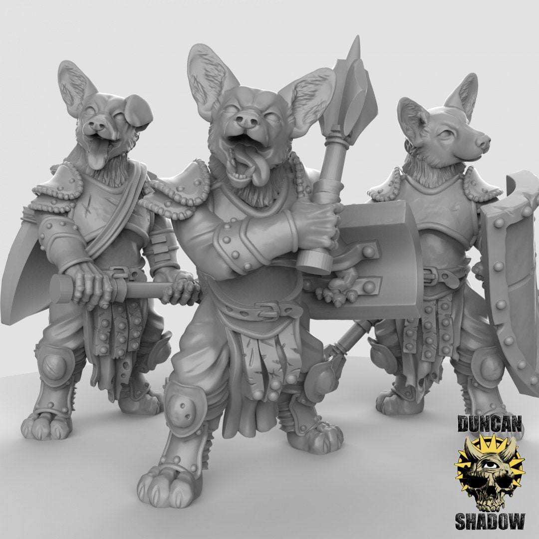 Corgi Resin Miniatures for Dnd | Tabletop Gaming I Dungeons and Dragons ...