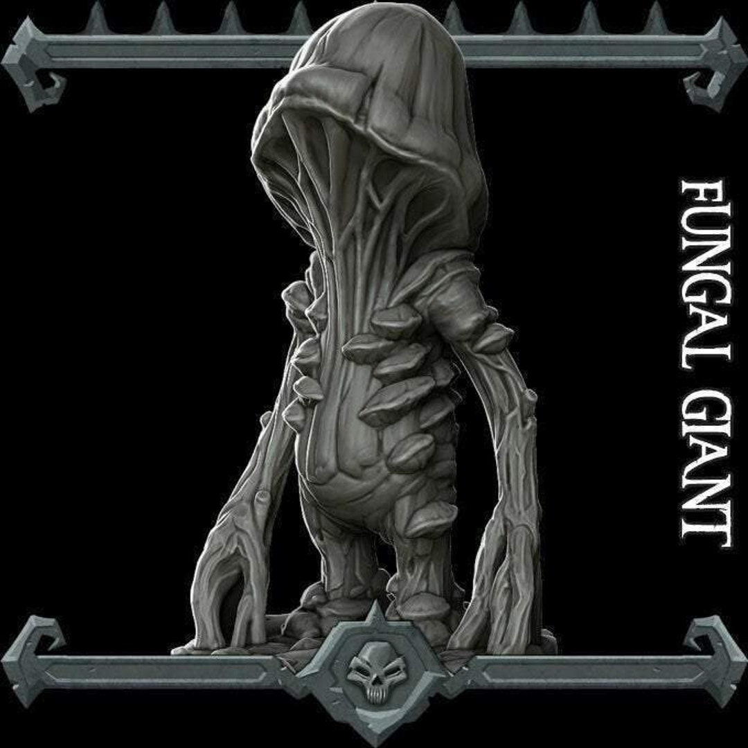 FUNGAL GIANT Miniature All Sizes Dungeons and Dragons Pathfinder War ...