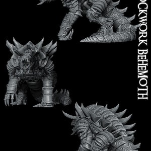 CLOCKWORK BEHEMOTH - Miniature - All Sizes | Dungeons and Dragons ...