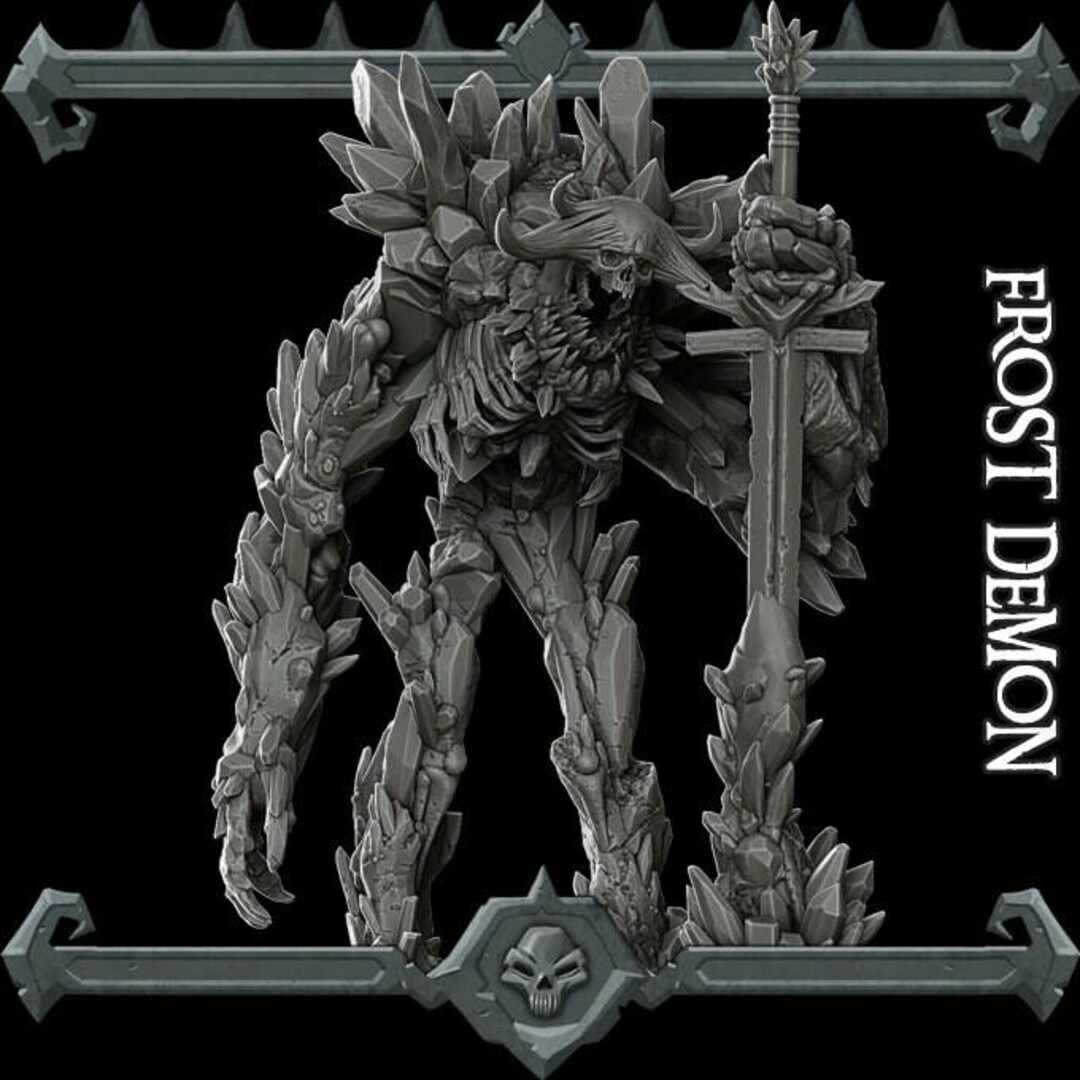 FROST DEMON - Epic Model Kit | Dungeons and Dragons Miniature I ...
