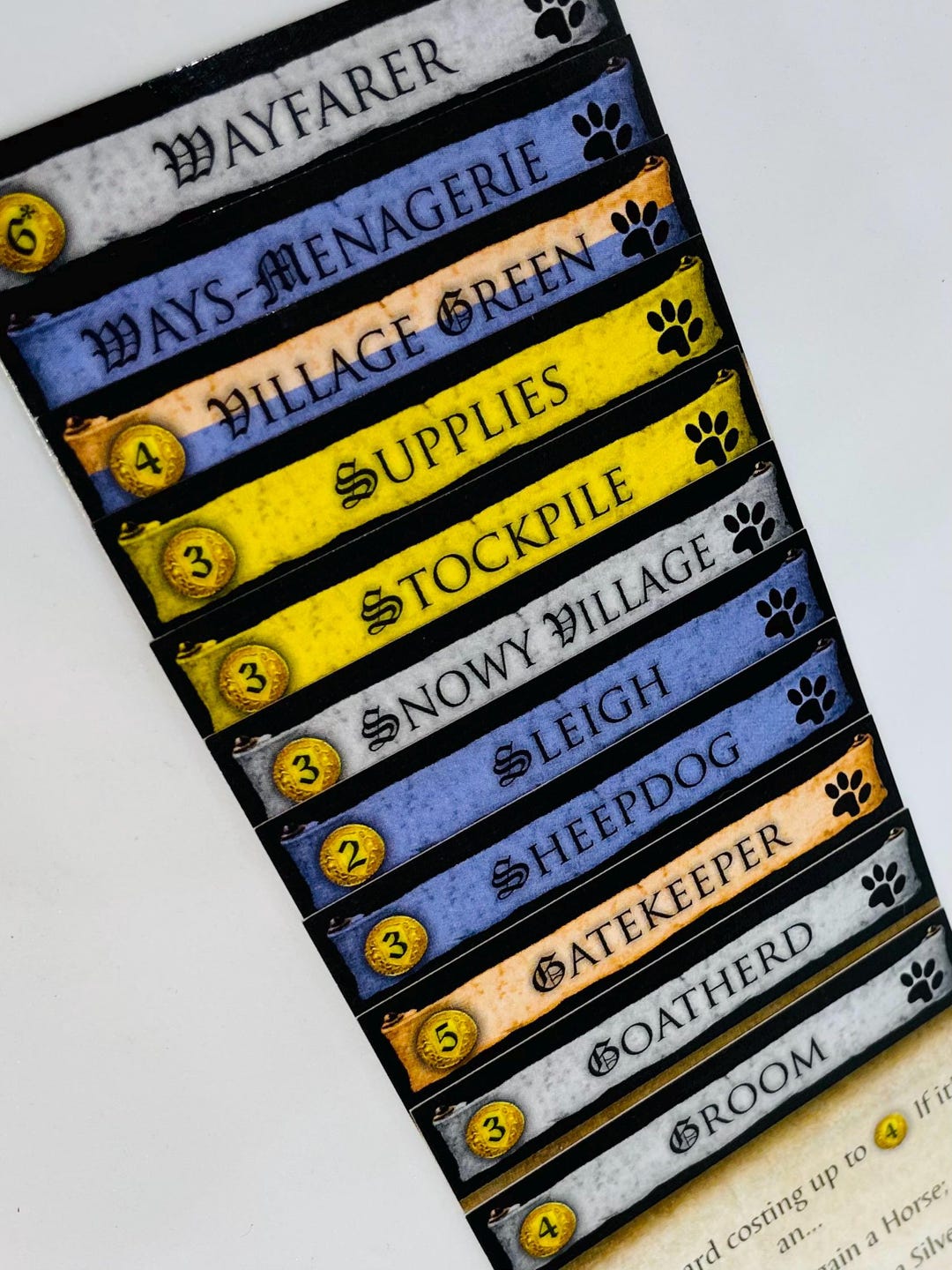 Dominion - MENAGERIE - Game Card Dividers - High Quality Printed Cards ...