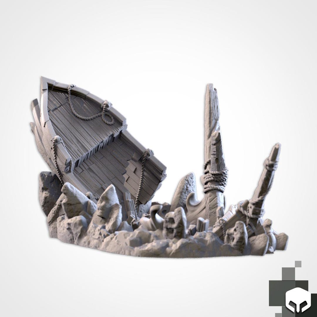 The Game of Destiny - 'crashed Ship' Dice Tower - Etsy