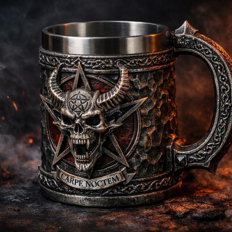 Ceramic Pentagram Mug - Etsy