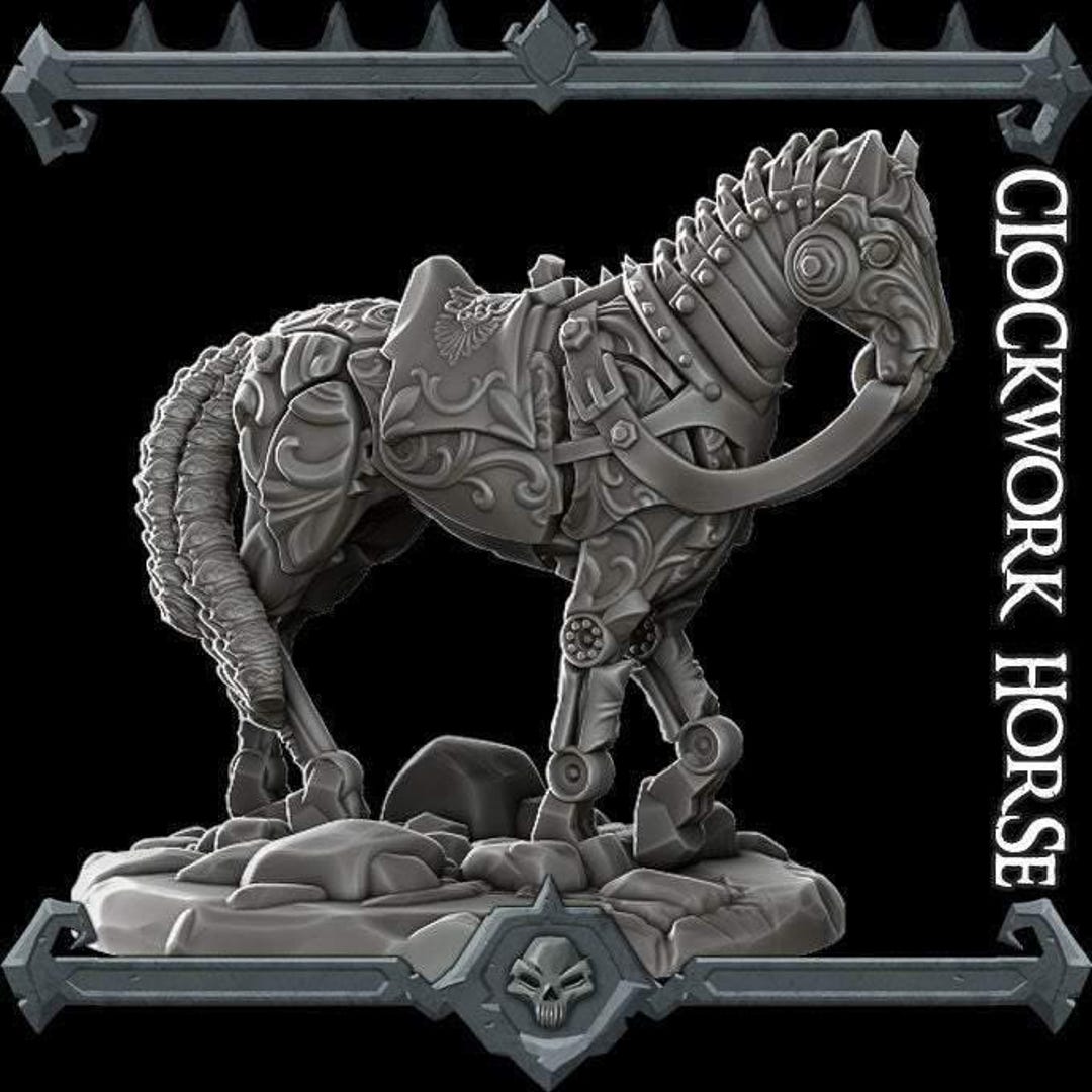 CLOCKWORK HORSE - Miniature | All Sizes | Dungeons and Dragons ...