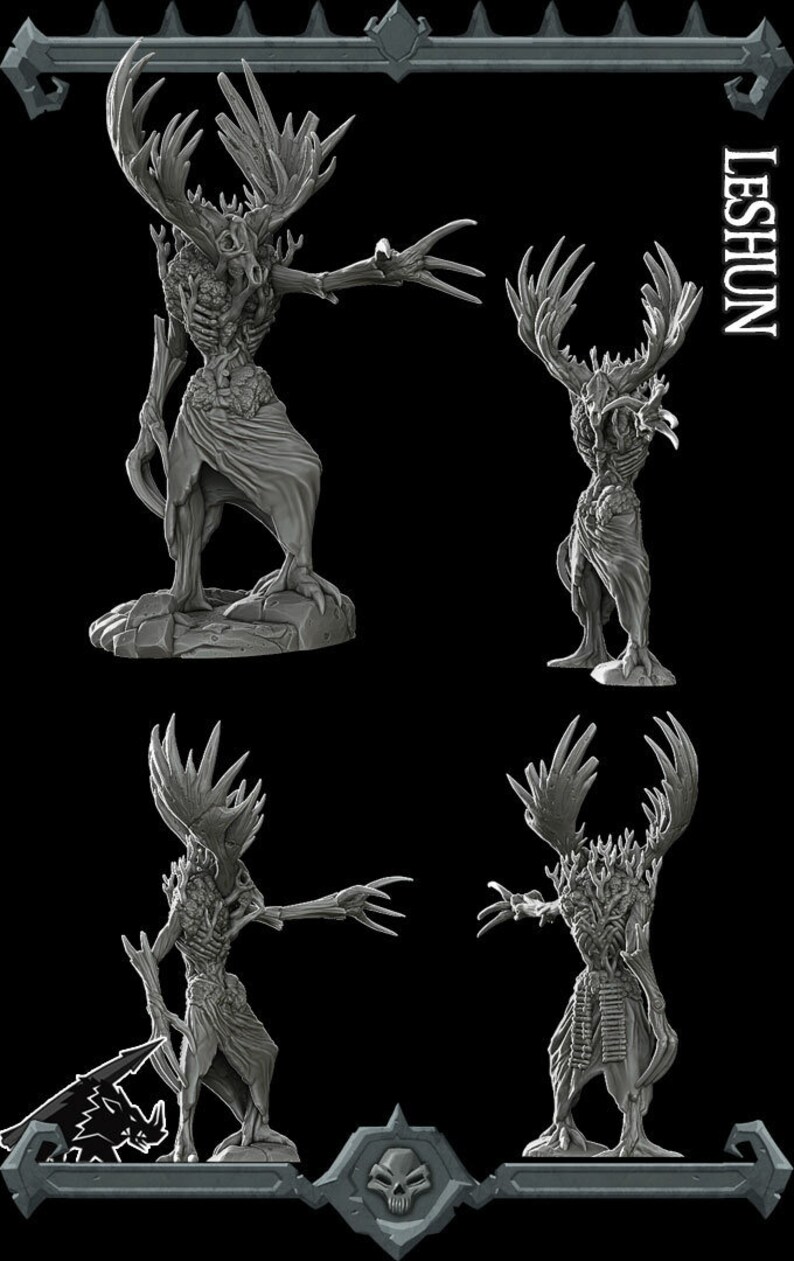 LESHUN FEY | Wendigo - Miniature - All Sizes | Dungeons and Dragons ...