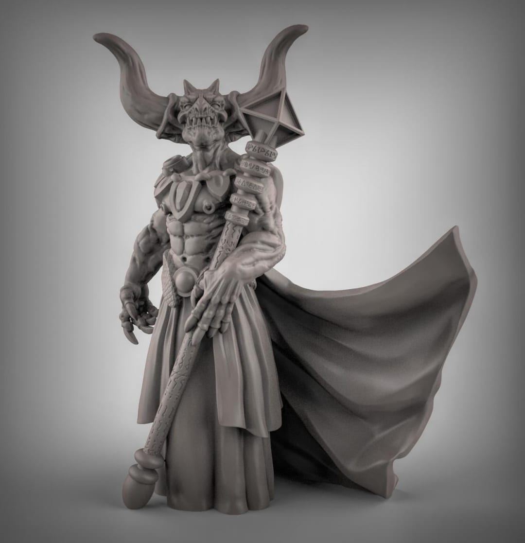 Asmodeus Resin Miniature Model for Dnd | Tabletop Gaming I RPG I ...