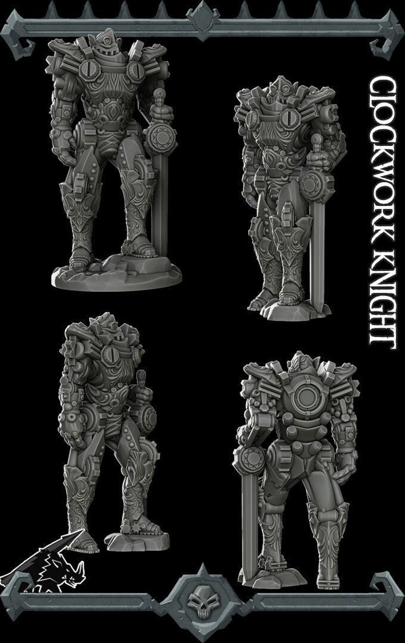 CLOCKWORK KNIGHT - Miniature | Dungeons and Dragons | Cthulhu ...